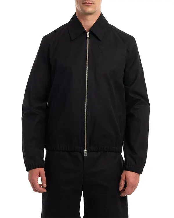 AMI Paris Zip-up Jacket - Noir