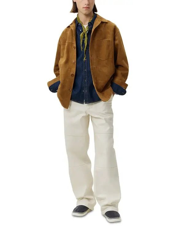 AMI Paris Buttoned Overshirt - Caramel