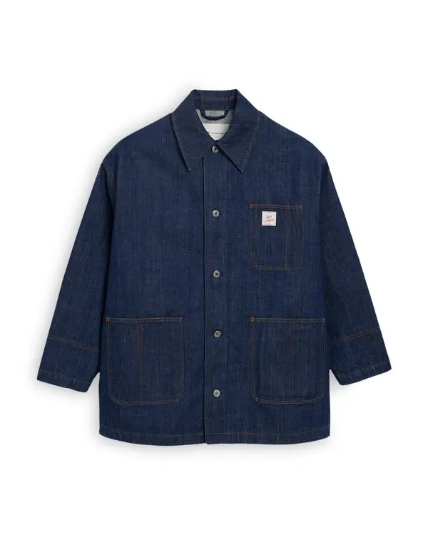Ami Heritage Label Worker Jacket - Indigo