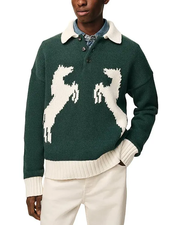 AMI Paris Horse Polo Sweater