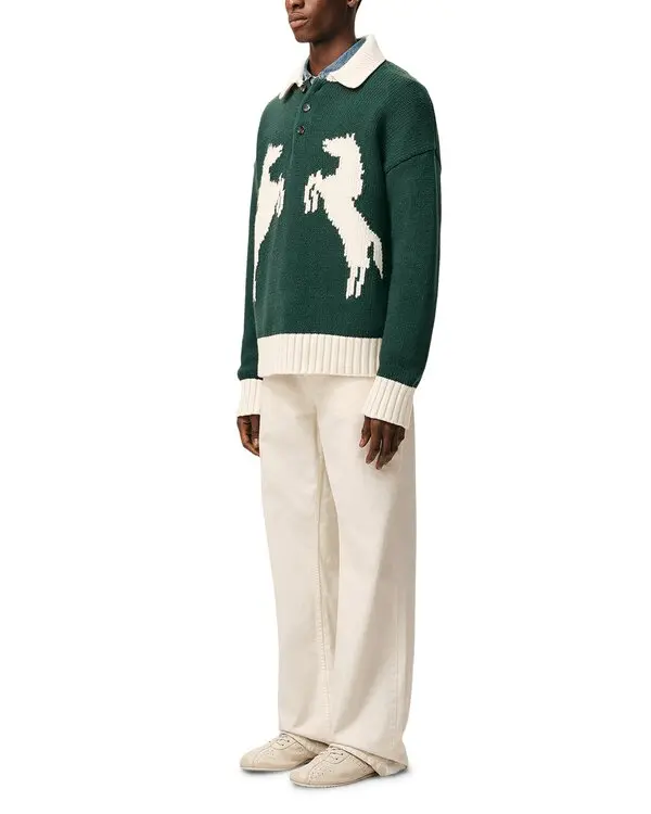 AMI Paris Horse Polo Sweater