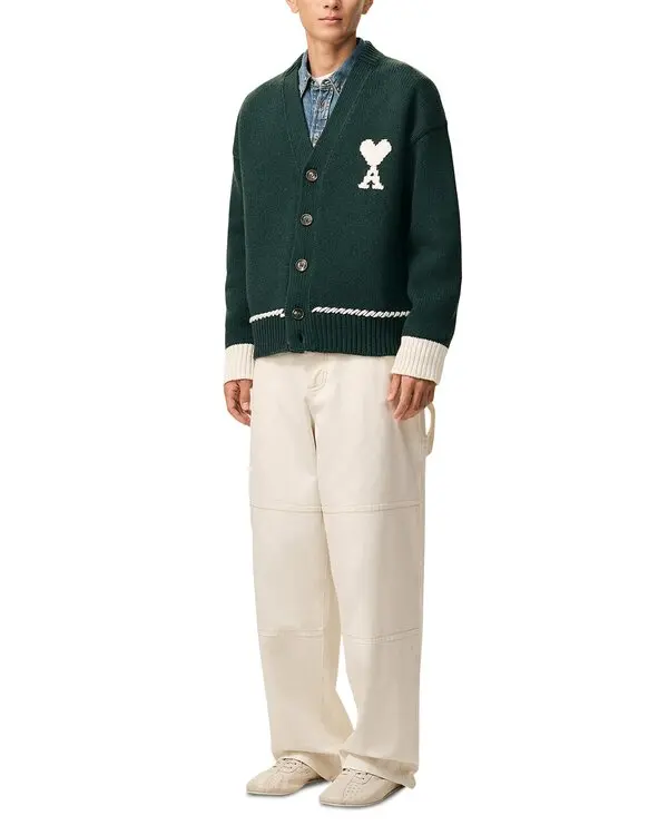 AMI Paris De Coeur Cardigan Sweater