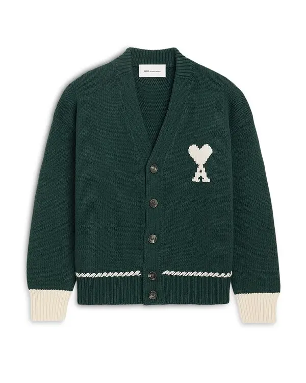 AMI Paris De Coeur Cardigan Sweater