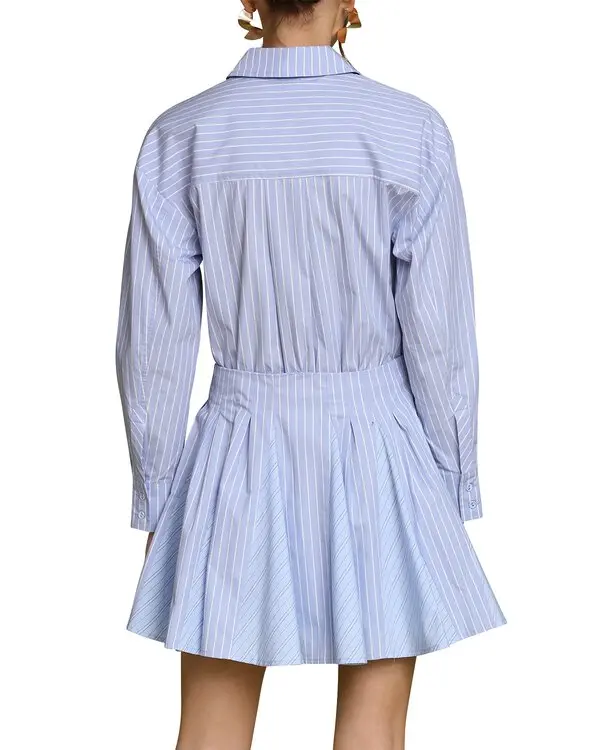 Avec Les Filles Button Front Shirt Dress