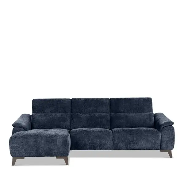 GIUSEPPE NICOLETTI Riposto 3 Piece Fabric Motion Sectional - Gaston - Blu