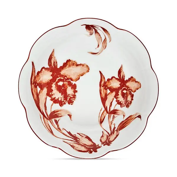 TANIA BULHOES Soup Bowl, Rouge De Fer - Red