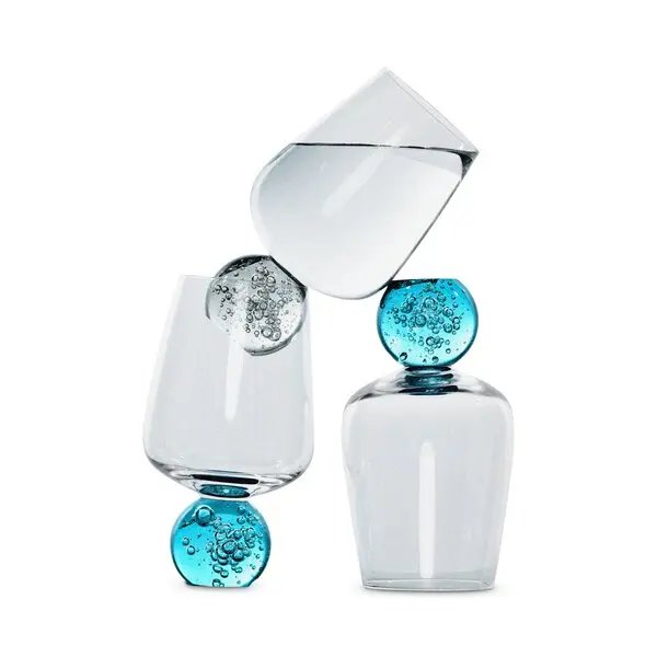 TANIA BULHOES Glass Eclipse Turquoise