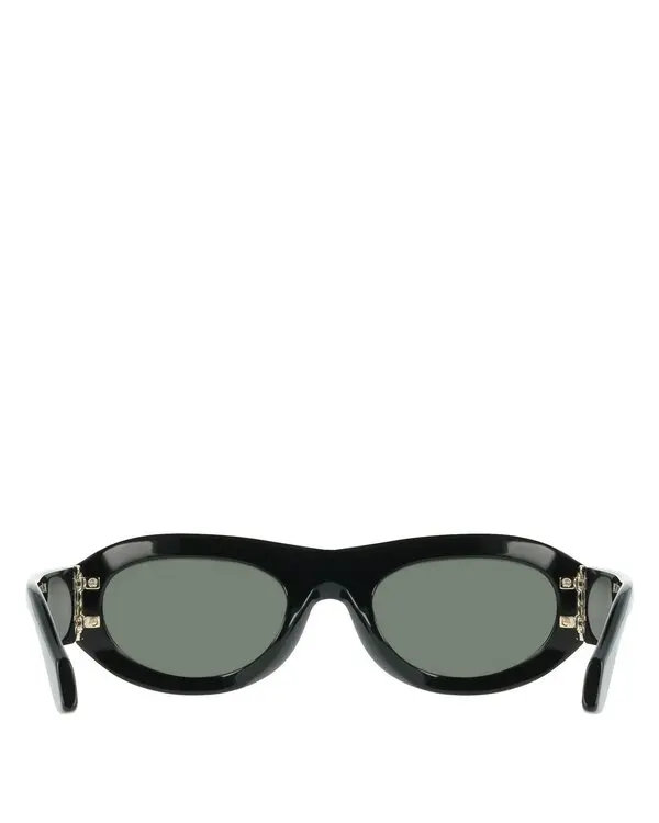 FERRAGAMO 54mm Oval Sunglasses