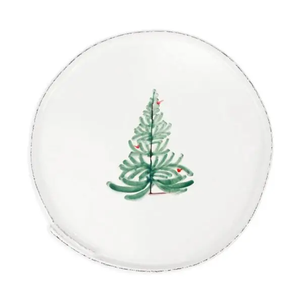 VIETRI Lastra Holiday Large Cake Stand