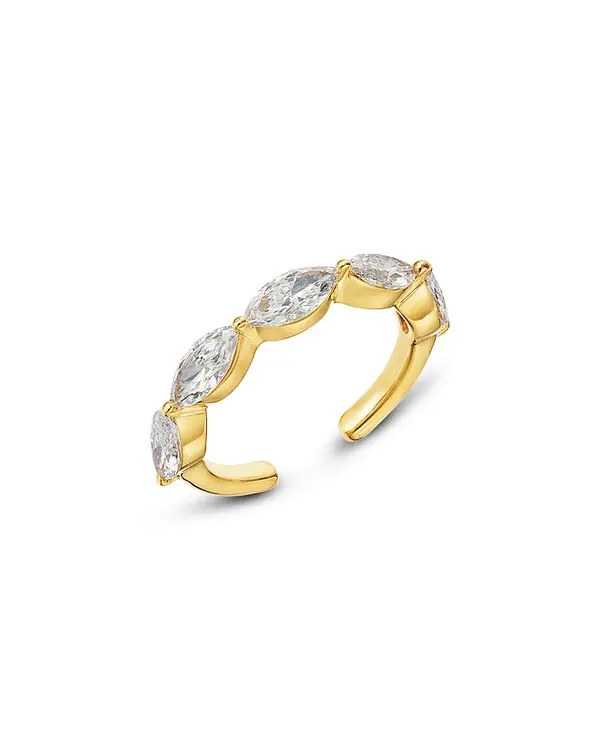 MOON & MEADOW 14k Yellow Lab Grown Diamond Marquis Ear Cuff - Gold