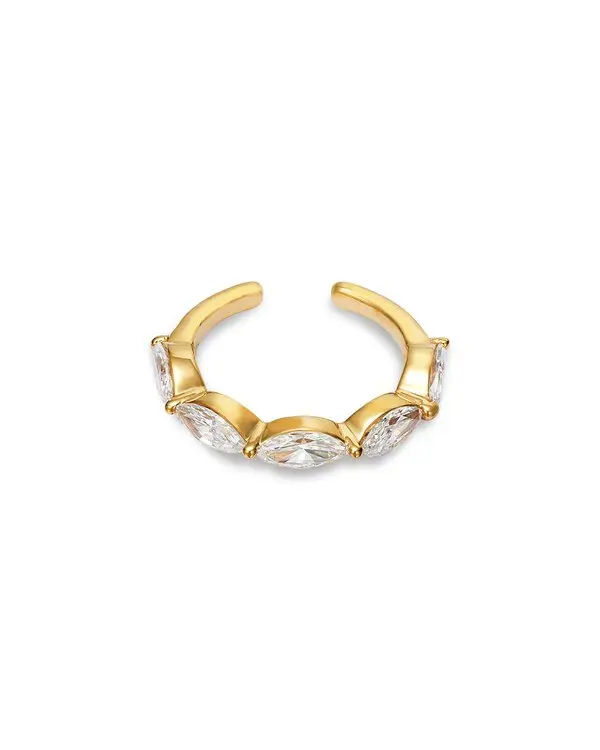 MOON & MEADOW 14k Yellow Lab Grown Diamond Marquis Ear Cuff