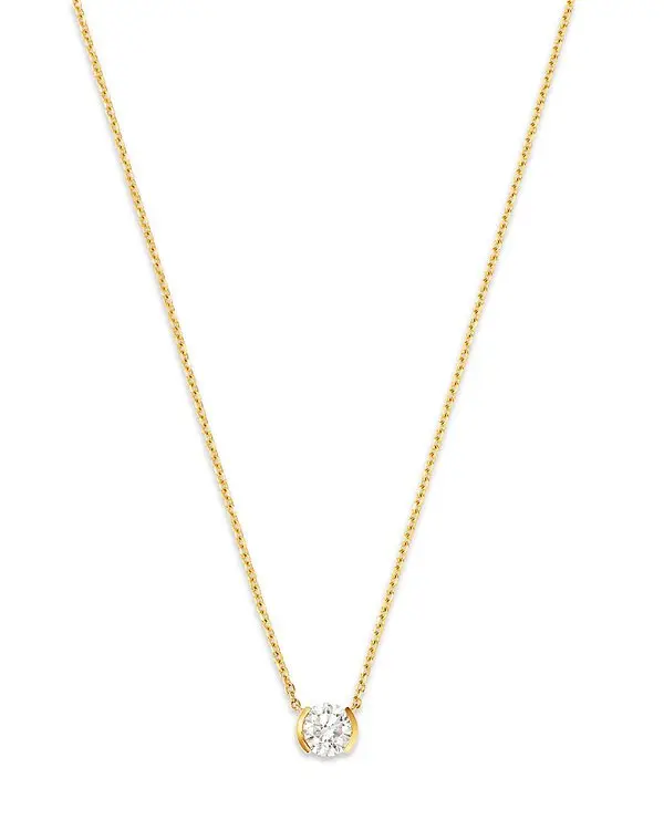 MOON & MEADOW 14k Yellow Lab Grown Diamond Pendant Necklace - Gold