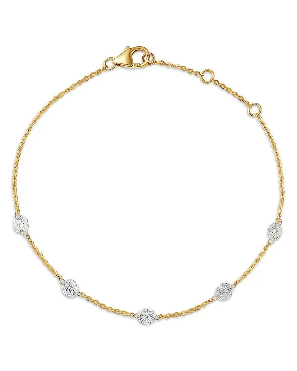 MOON & MEADOW 14k Yellow Lab Grown Diamond Bracelet - Gold