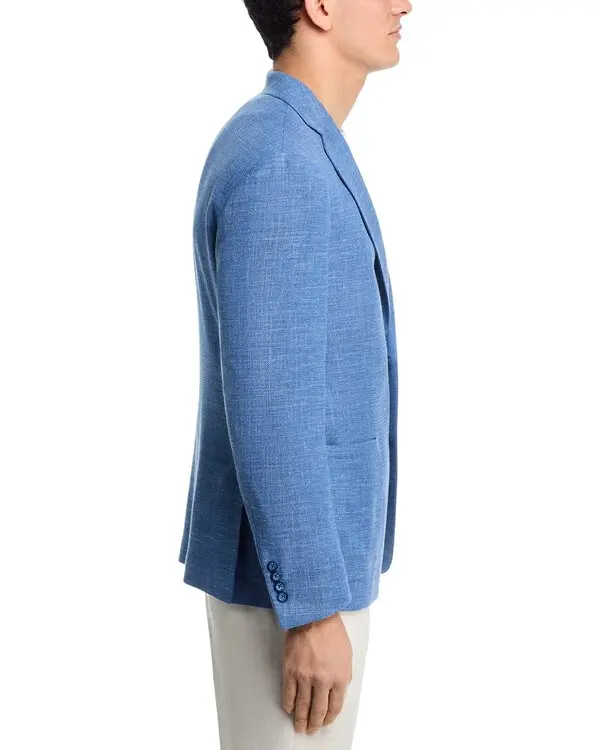 Vince Textured Wool, Silk & Linen Sport Coat - Blue