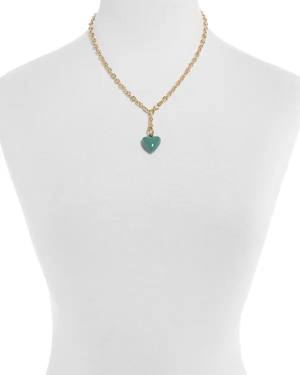 ROXANNE ASSOULIN Mini Enamel Heart Pendant Necklace - Puffy
