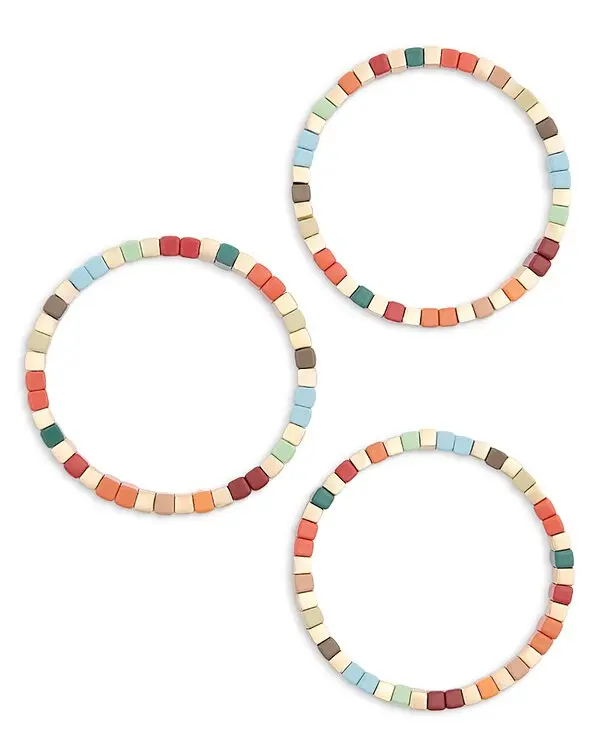 ROXANNE ASSOULIN Nature Bracelet Stack, Set Of 3 - Bright