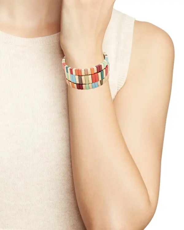 ROXANNE ASSOULIN Nature Bracelet Stack, Set Of 3 - Bright