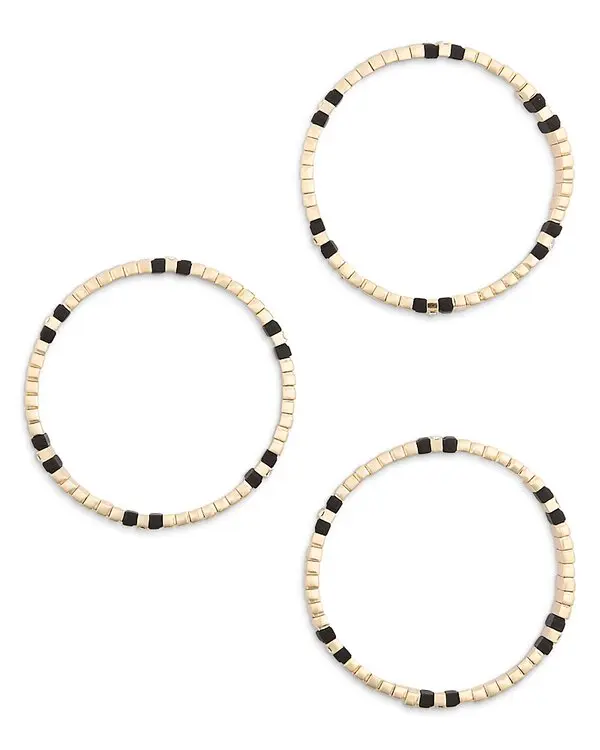 ROXANNE ASSOULIN Bracelet Stack, Set Of 3 - Midnight