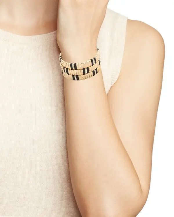 ROXANNE ASSOULIN Bracelet Stack, Set Of 3 - Midnight