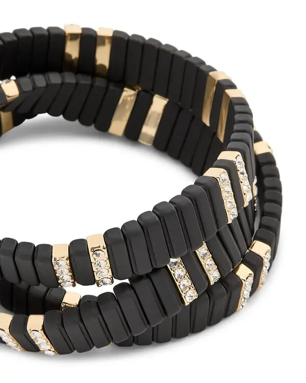 ROXANNE ASSOULIN Eclipse Bracelet Stack, Set Of 3 - Midnight