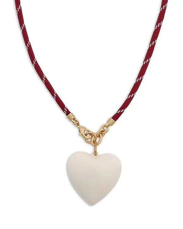ROXANNE ASSOULIN Heart Pendant Necklace - Red