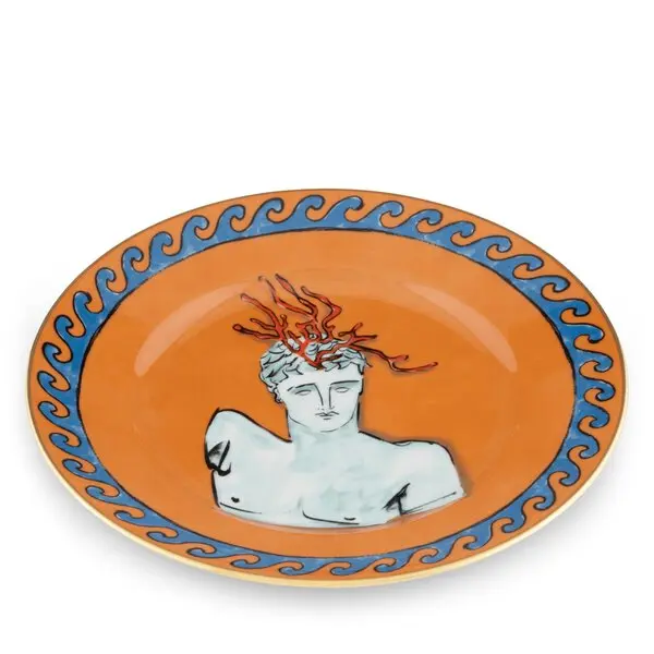 GINORI 1735 Grecian Flat Dessert Plate