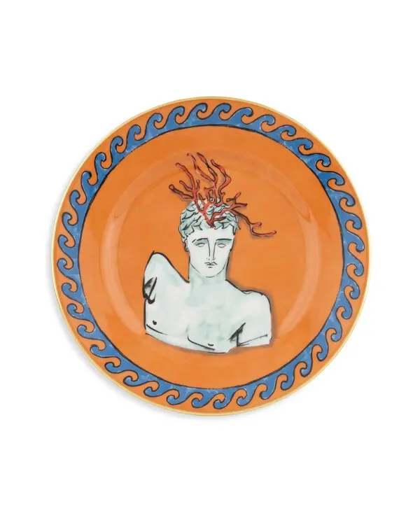 GINORI 1735 Grecian Flat Dessert Plate