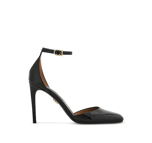 FERRAGAMO Leather Stiletto Pumps - Nero