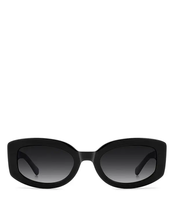 Kate Spade New York Ailey Rectangular Sunglasses - Black