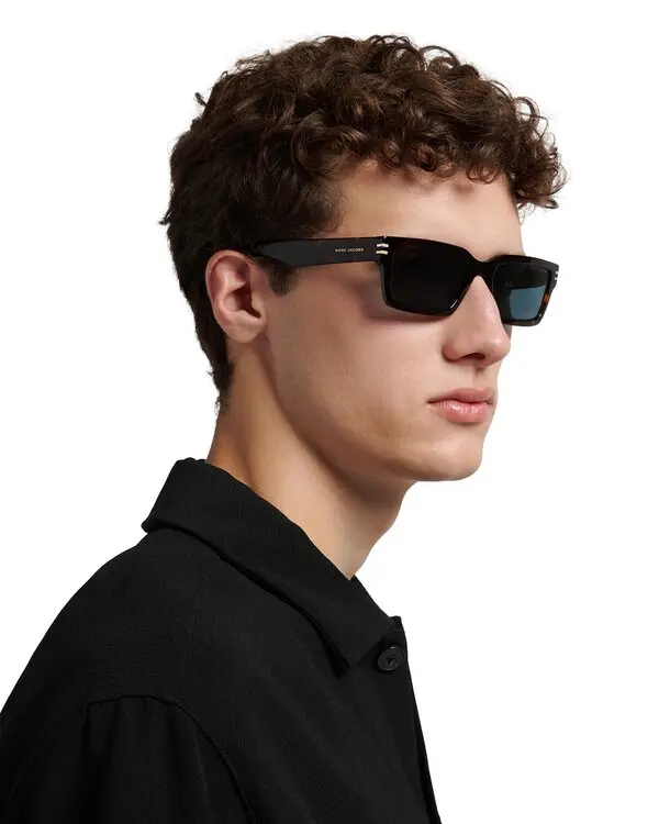 Marc Jacobs 54mm Rectangular Sunglasses - Black