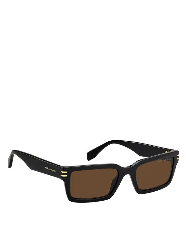 Marc Jacobs 54mm Rectangular Sunglasses - Black