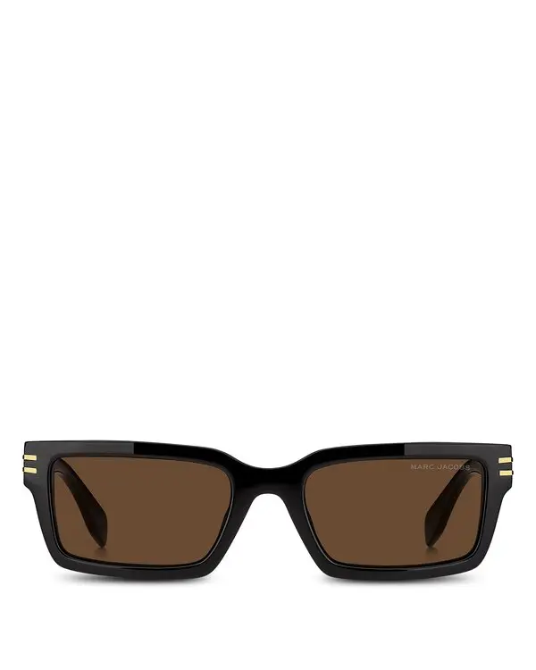 Marc Jacobs 54mm Rectangular Sunglasses - Black