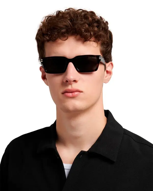 Marc Jacobs 54mm Rectangular Sunglasses - Black