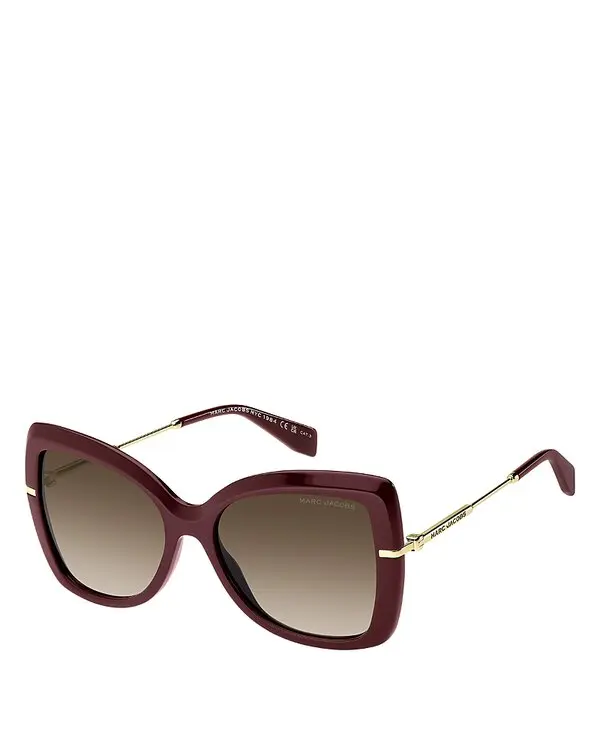 Marc Jacobs Butterfly Sunglasses, 56mm - Burgundy