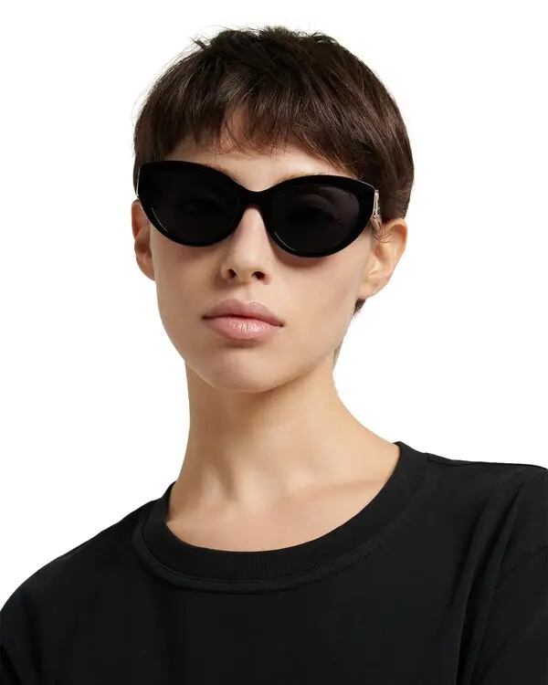 Marc Jacobs Cat Eye Sunglasses, 54mm - Black