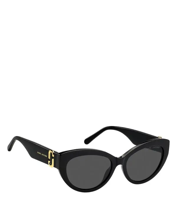 Marc Jacobs Cat Eye Sunglasses, 54mm - Black