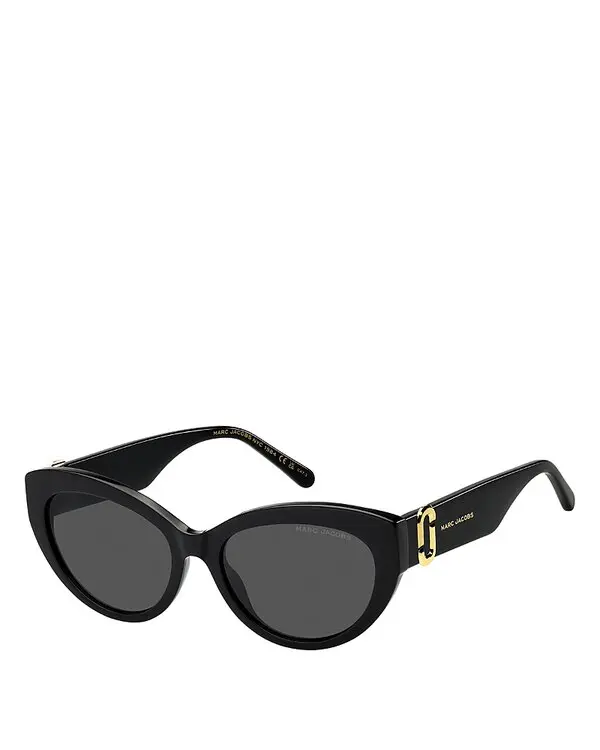 Marc Jacobs Cat Eye Sunglasses, 54mm - Black