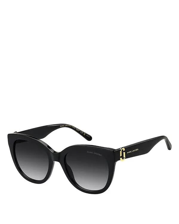 Marc Jacobs Cat Eye Sunglasses, 54mm - Black