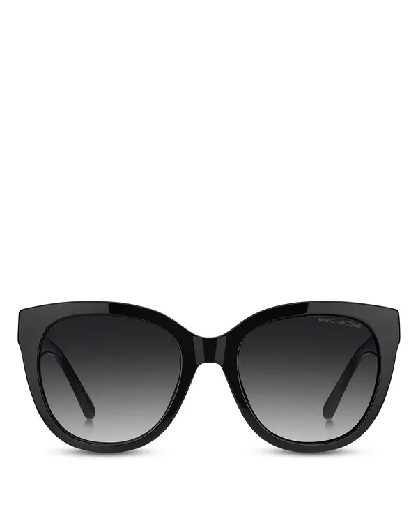 Marc Jacobs Cat Eye Sunglasses, 54mm - Black