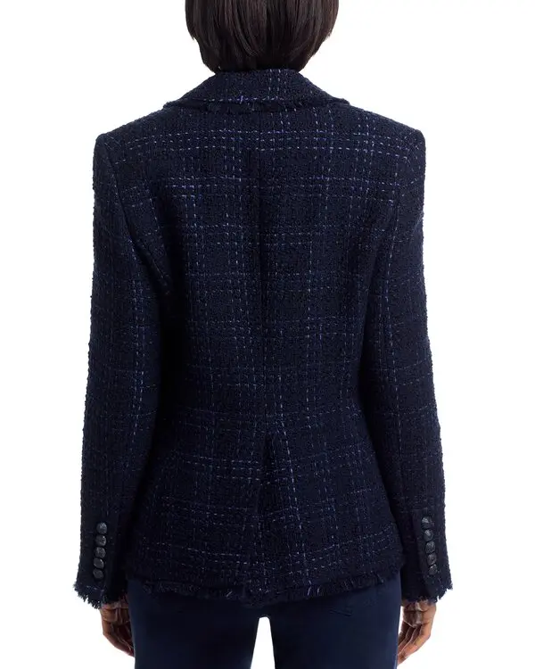 Veronica Beard Cutaway Dickey Jacket - Navy