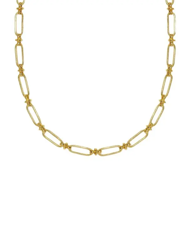 OTTOMAN HANDS Essential Charm Link Chain Necklace - Gold
