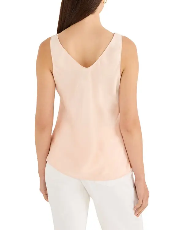 NIC+ZOE Woven Scoop Tank - Orange Sherbert