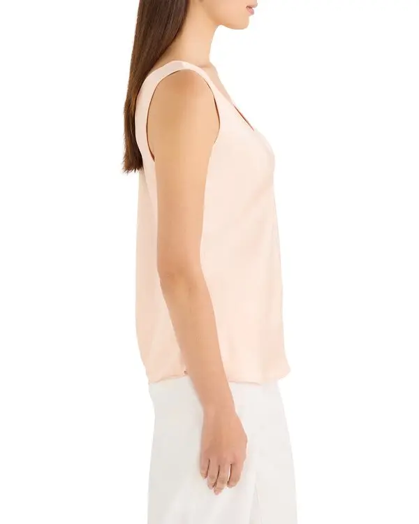 NIC+ZOE Woven Scoop Tank - Orange Sherbert