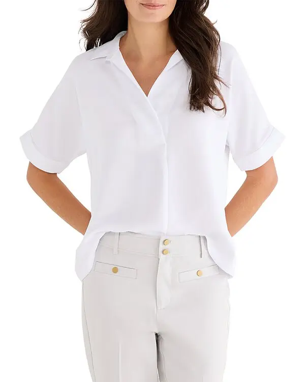 NIC+ZOE Devon Shirt - Paper White