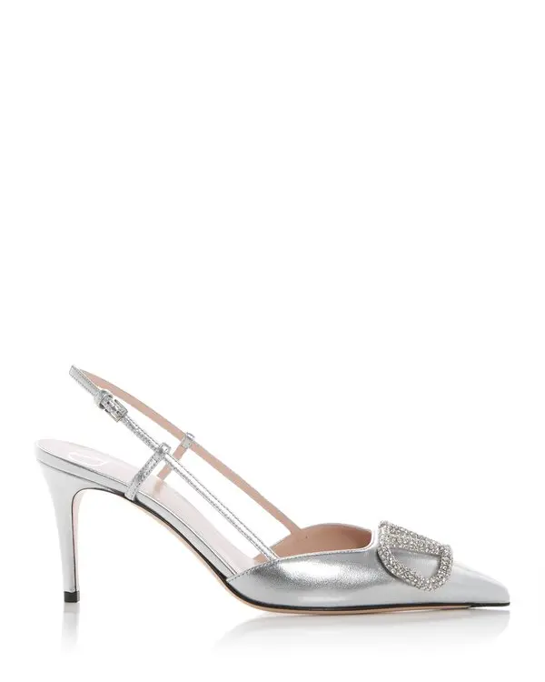 Valentino Garavani Vlogo Glow Slingback Pumps