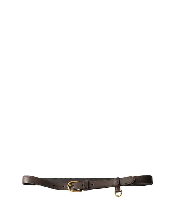Prada Leather Belt - Brown