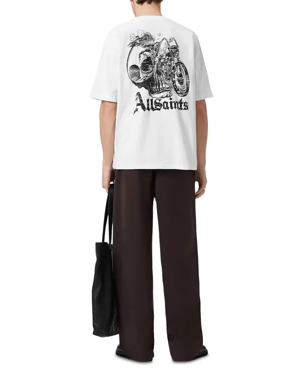 ALLSAINTS Panhead Logo Graphic Tee - Optic White