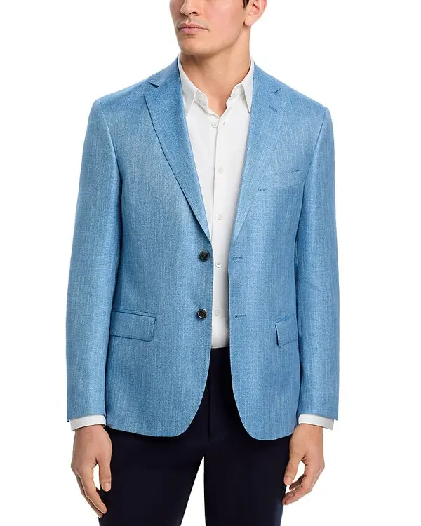 Bloomingdale'S Viscose Bamboo Textured Sport Coat
