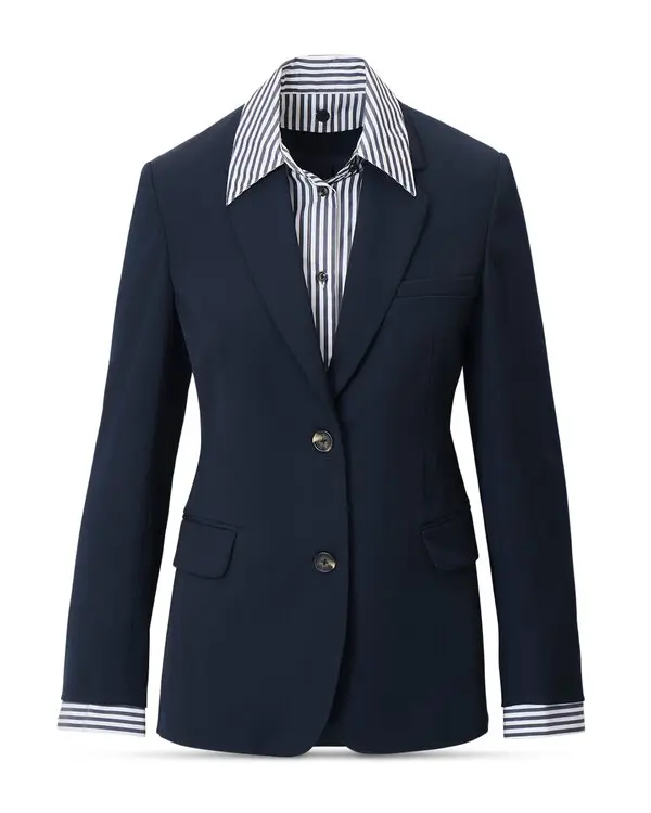 Rag & Bone Frank Poplin Blazer - Sal
