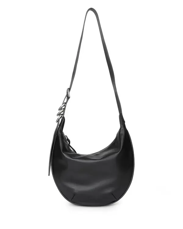 Rag & Bone Mercer Medium Leather Hobo Bag - Black